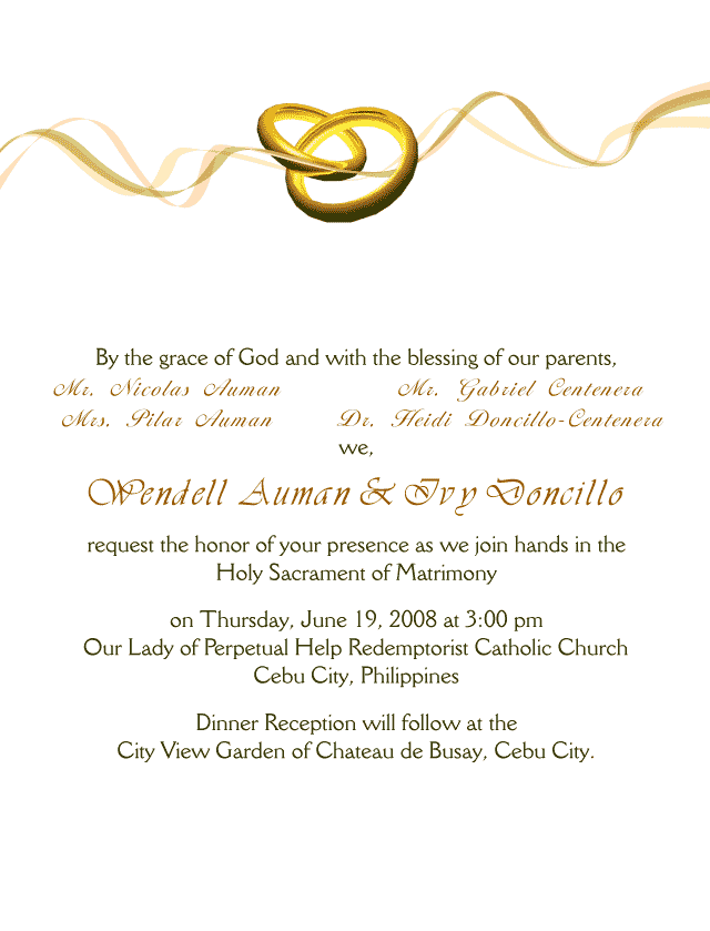 Invitation Card Designs Wendell Ivy Wedding